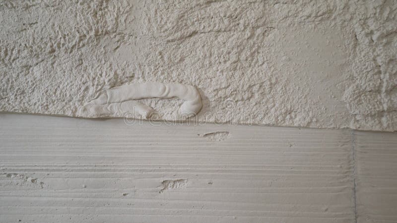 White Plaster on the Wall. White Wall Texture with Plaster. the Plaster ...