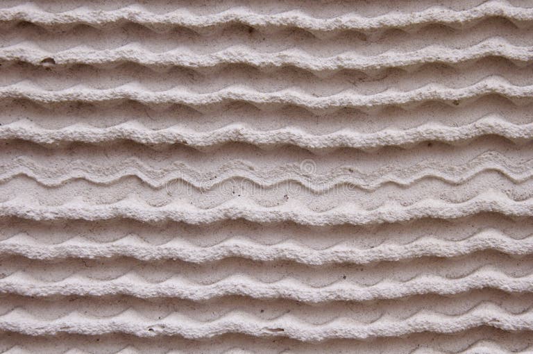 White Plaster in a Wave Form Stock Photo - Image of design, concrete ...