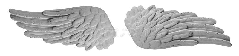 White plaster wings stock image. Image of cupid, muse - 82366483