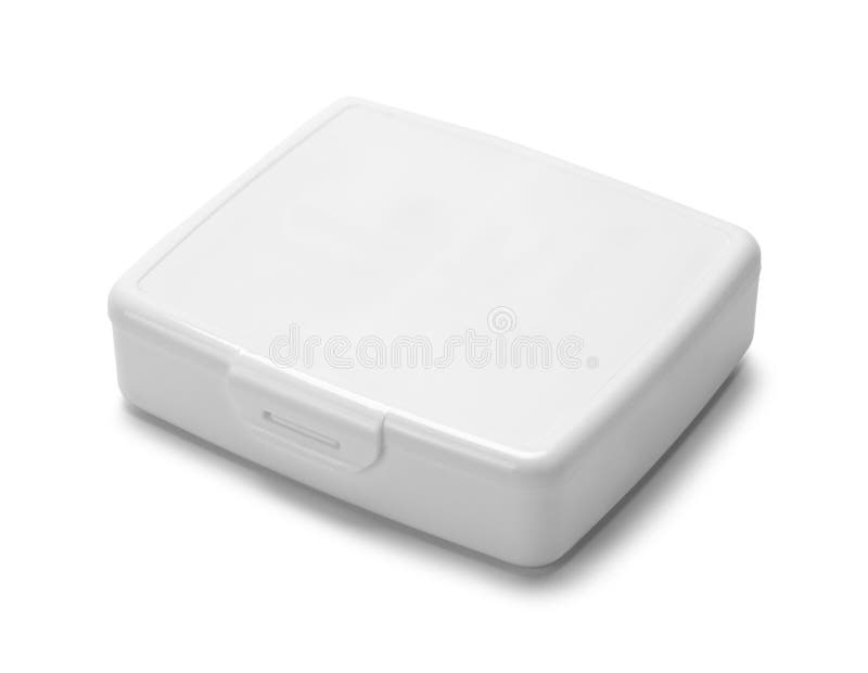 White Plastic Box stock photo. Image of close, case, plastic - 85651900