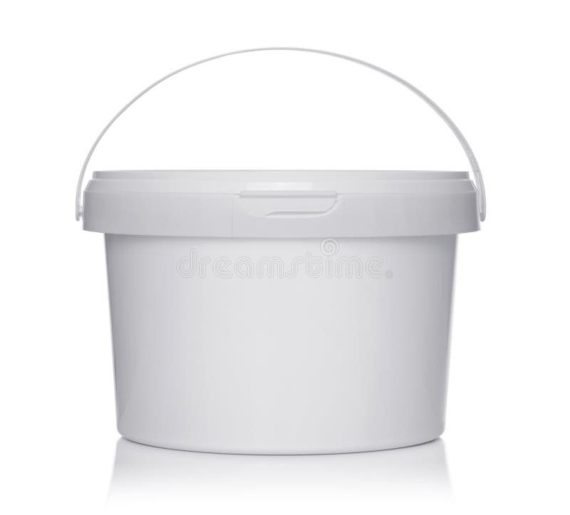 White Plastic Container Filled with Fresh Shells in an Outdoor Market ...