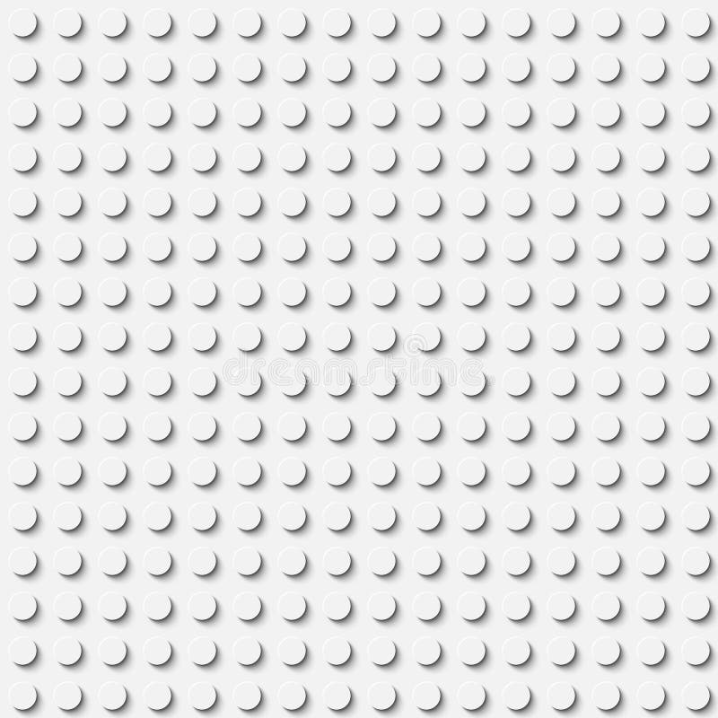 White Plastic Construction Plate. Closeup Plastic Toy Block. Abstract ...