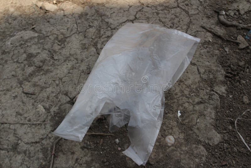 The White Plastic is on the Ground Stock Image - Image of leaf, wing ...