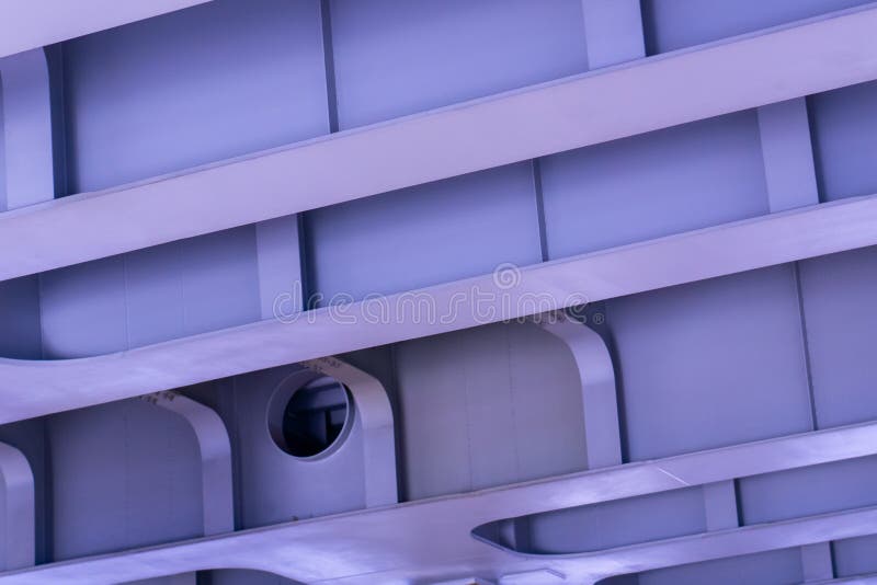 White Plastic Panels Lit on One Side. Stock Photo - Image of seamless ...