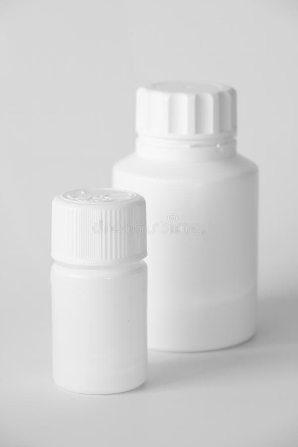 Plastic Pill Bottles stock image. Image of pill, isolated - 8937639