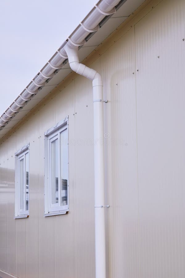 Background of Sandwich Panel Building Facade. Stock Photo - Image of ...