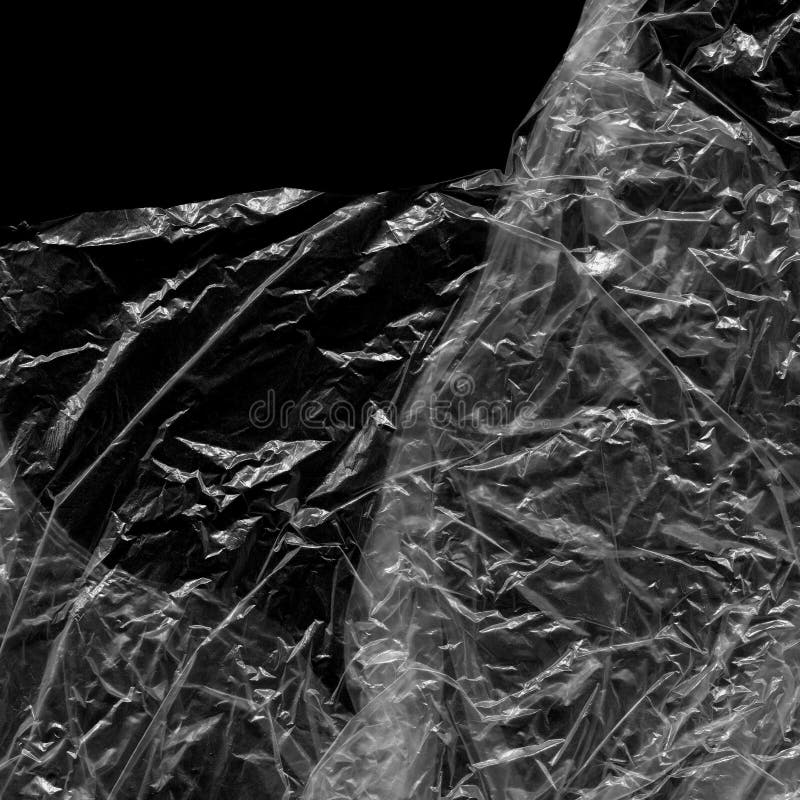 White Plastic Texture and Clear Plastic Black Background Transparent ...