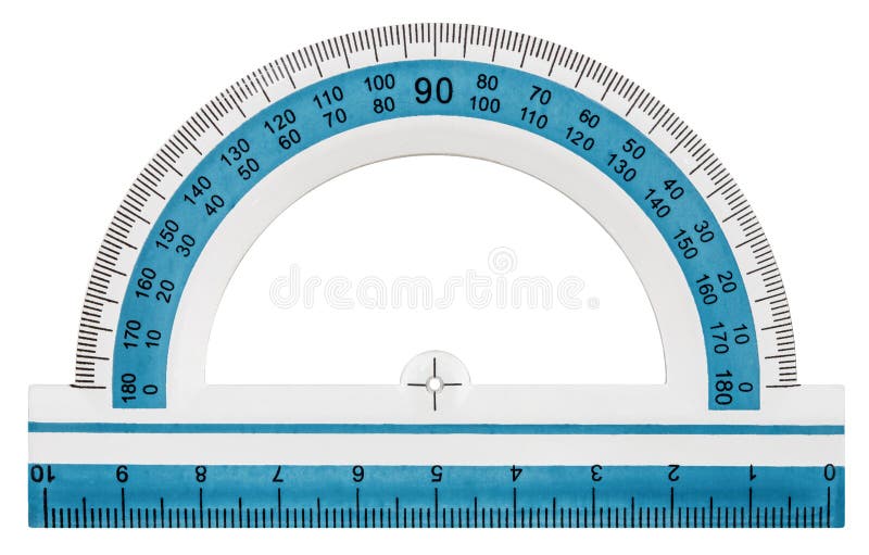 Protractor with clipping stock image. Image of instrument - 3987889