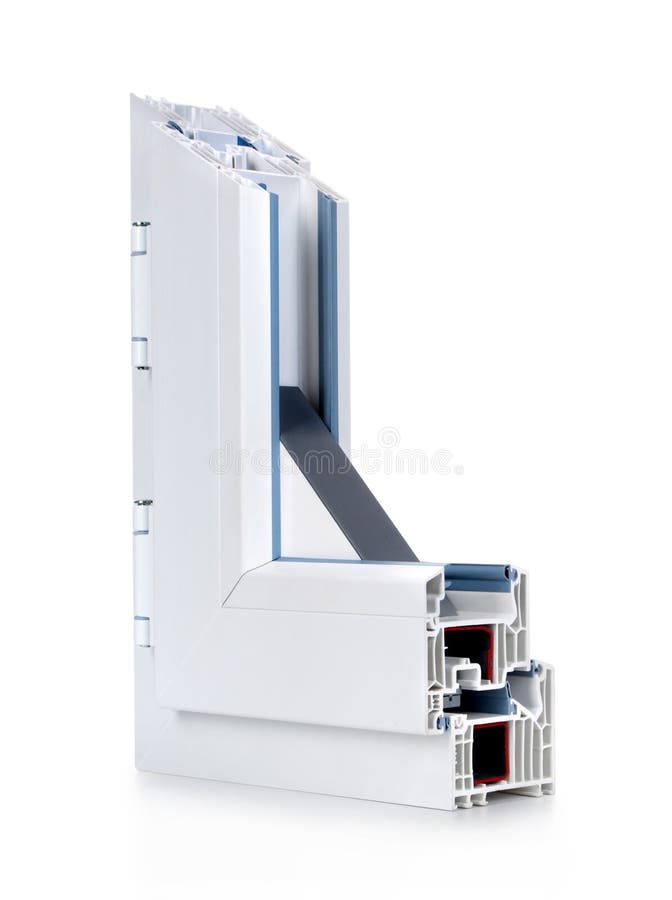 The Sample 1 of PVC of Window Stock Photo - Image of installation ...