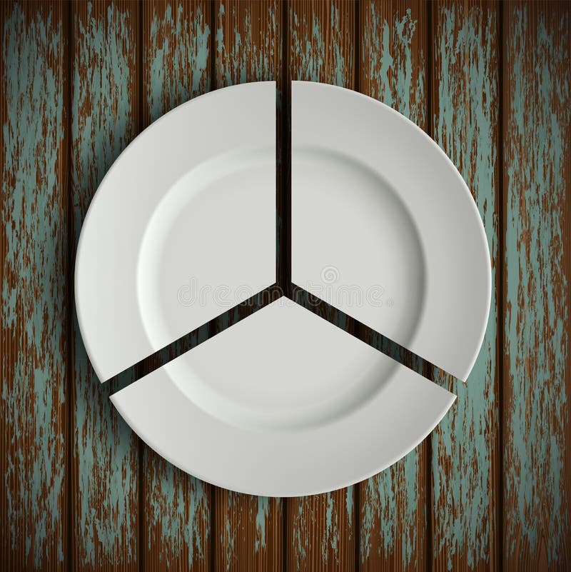 White plate stock vector. Illustration of metaphor, board - 50784426