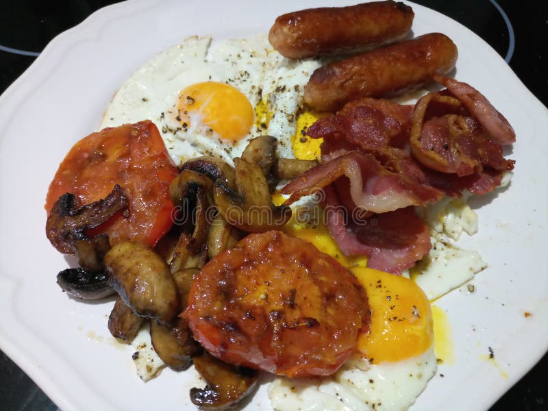Large English Breakfast Meal Stock Photo - Image of meal, large: 103637488