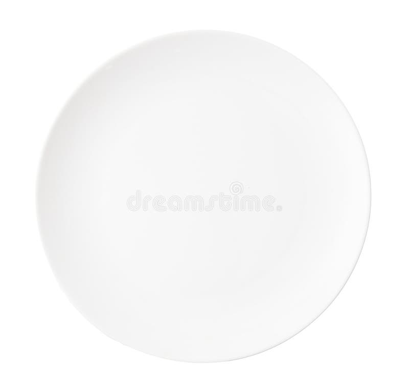A White Plate with No Food on it Stock Image - Image of dinner, food ...