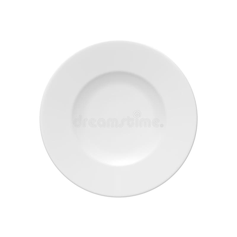 White Plate Realistic 3d Design. Vector Illustration Stock Vector ... White Plate Realistic 3d Design. Vector Illustration Stock Vector ...