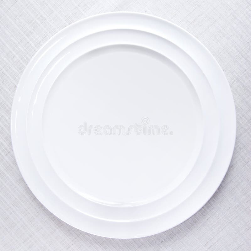 White empty plate stock photo. Image of plates, restaurant - 7847572