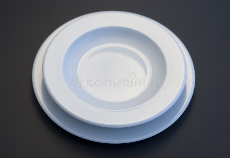 White plates stock image. Image of hangry, simple, dish - 2165501