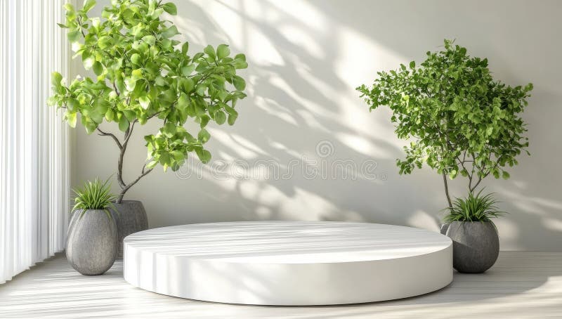 The White Platform Showcases Contemporary Studio Photography Stock ...