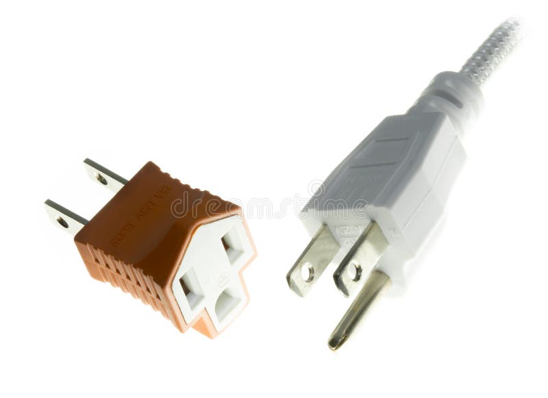 White plug in wall socket stock photo. Image of plug - 152406930