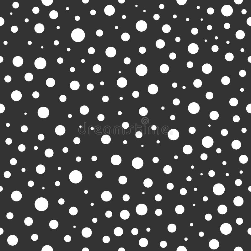 Abstract Seamless Pattern White Points Stock Vector - Illustration of ...