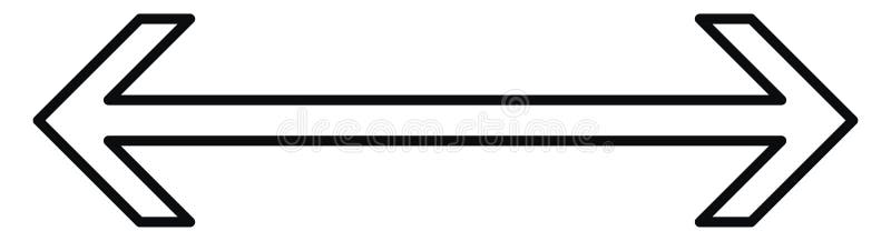 White pointy arrows, icon stock vector. Illustration of strategy ...