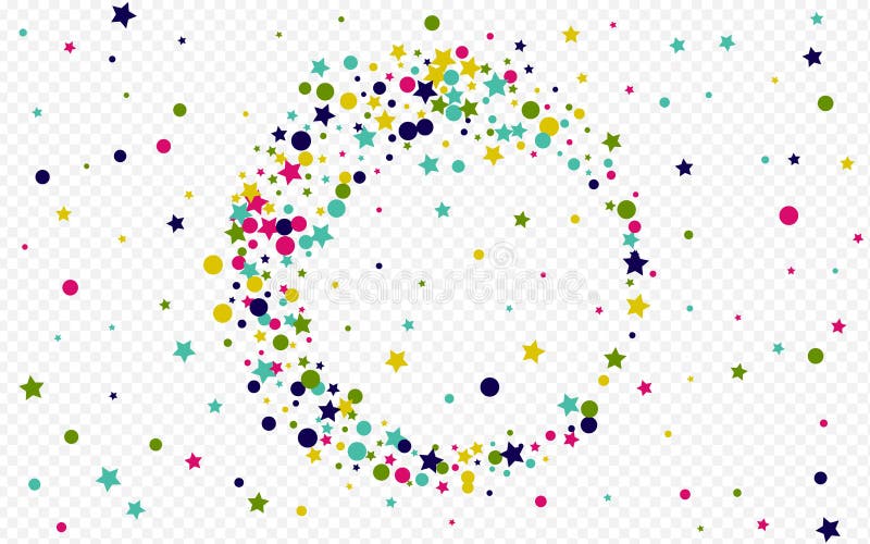 White Polka Flying Transparent Background. Stock Vector - Illustration ...