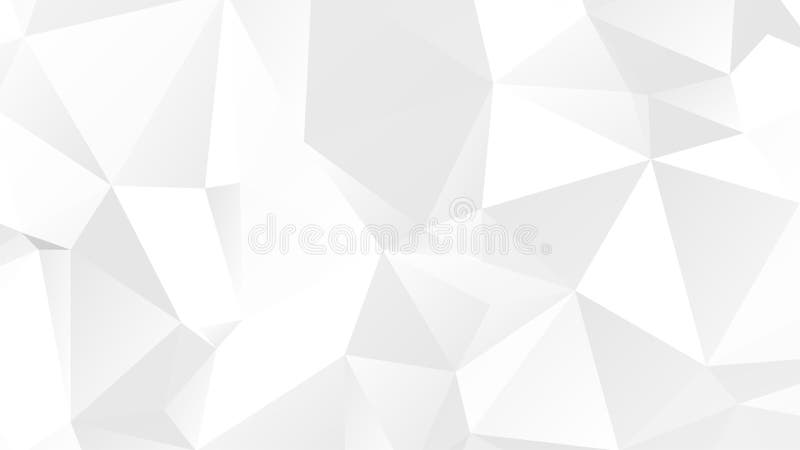 White Polygon Abstract Background. Lowpoly Vector Illustration Stock ...