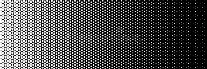 White Polygon Halftone Dots Effect Stock Illustration - Illustration of ...