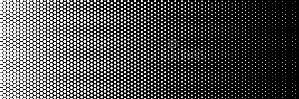 White Polygon Halftone Dots Effect Stock Illustration - Illustration of ...