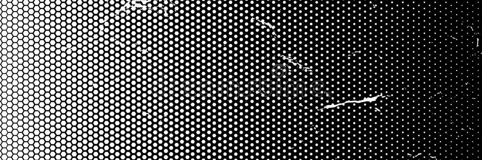 White Polygon Halftone Retro Dots Effect Stock Illustration ...