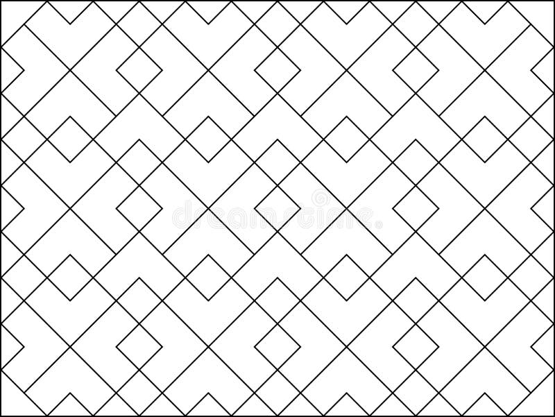 White Polygon Pattern on White Background. Stock Illustration ...