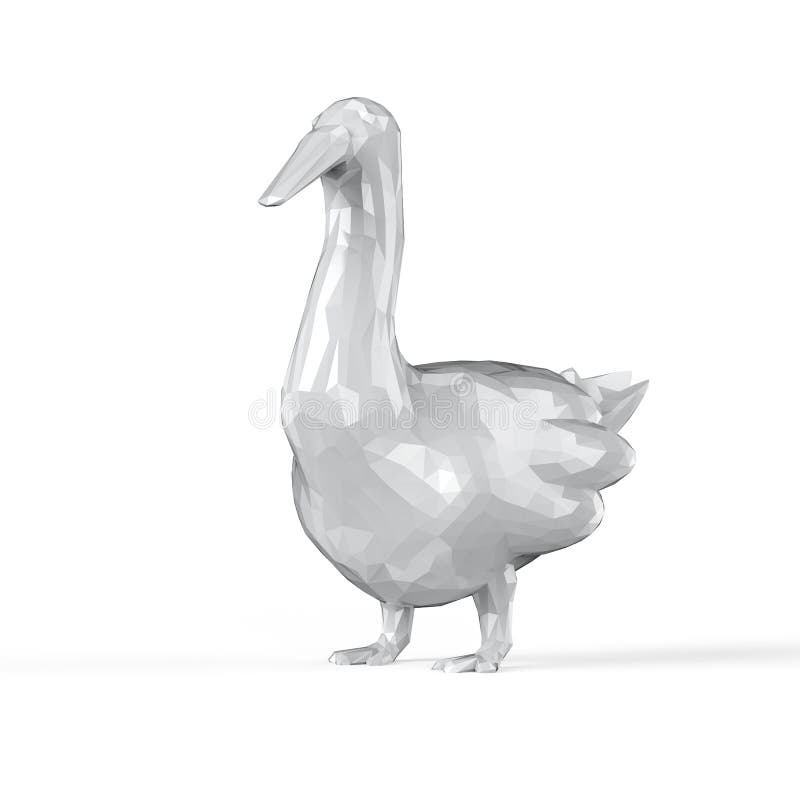 White Duck Polygon Art Stock Illustrations – 64 White Duck Polygon Art ...
