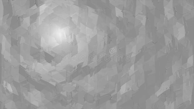 White Polygonal Geometric Surface. Computer Generated Seamless Loop ...