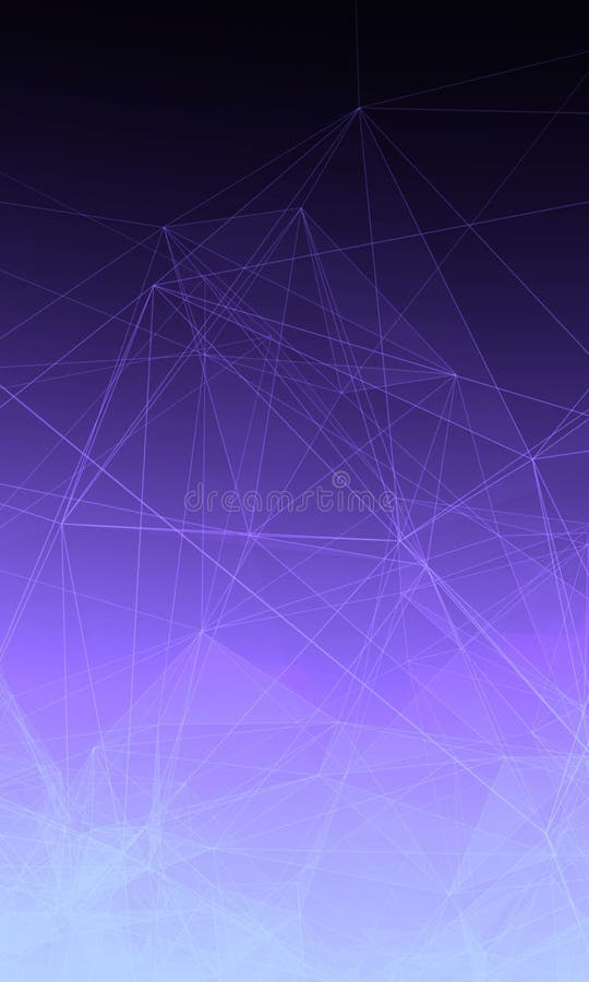 White Polygons on Purple Gradient Background Stock Illustration ...