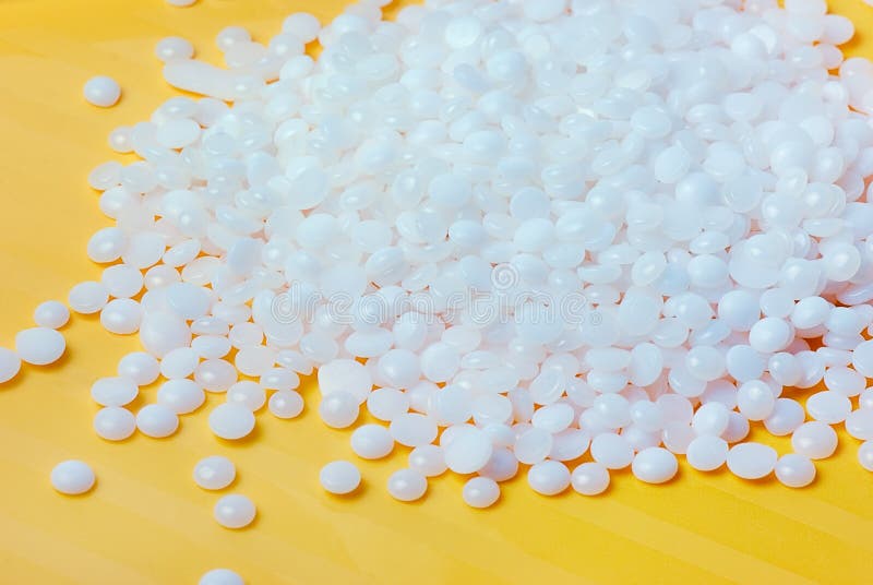 Fine White Polymer Granules Stock Image - Image of polypropylene ...