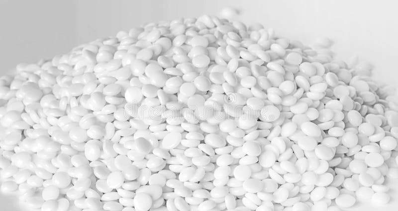 Fine White Polymer Granules Stock Image - Image of polypropylene ...