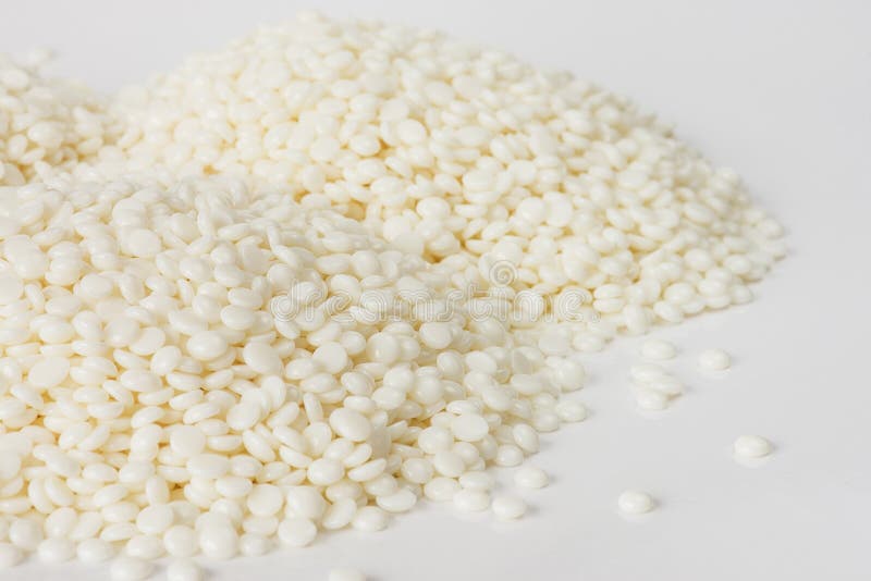 Fine White Polymer Granules Stock Image - Image of polypropylene ...