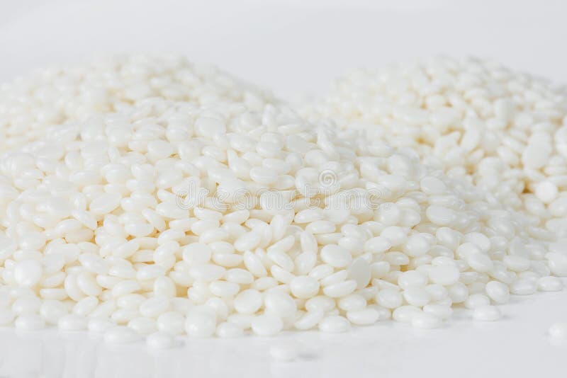 Fine White Polymer Granules Stock Image - Image of polypropylene ...
