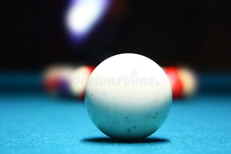Billiard Ball Isolated on White Stock Illustration - Illustration of ...