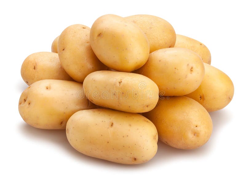White potatoes stock image. Image of potato, three, clipping - 153579987