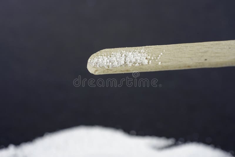 White Powder from the Chemistry Kit for Experimenting Stock Photo ...