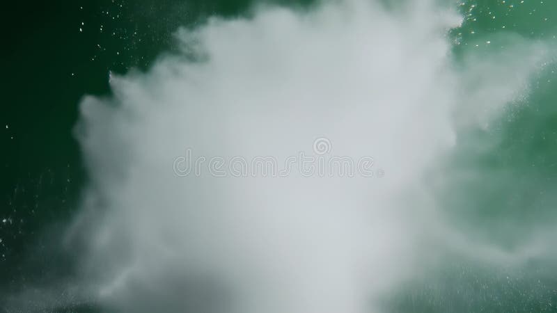 White Powder Exploding on Green Screen Background Stock Video - Video ...