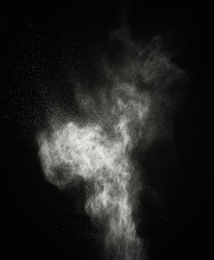 Abstract Design of White Powder Cloud Stock Image - Image of powder ...