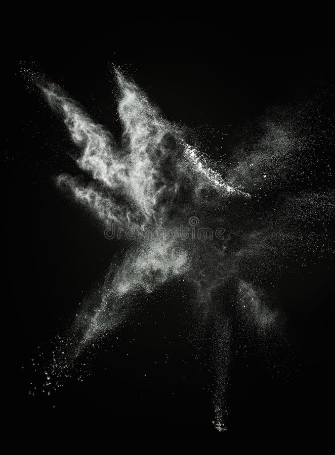 White powder exploding stock photo. Image of dust, drug - 42259328