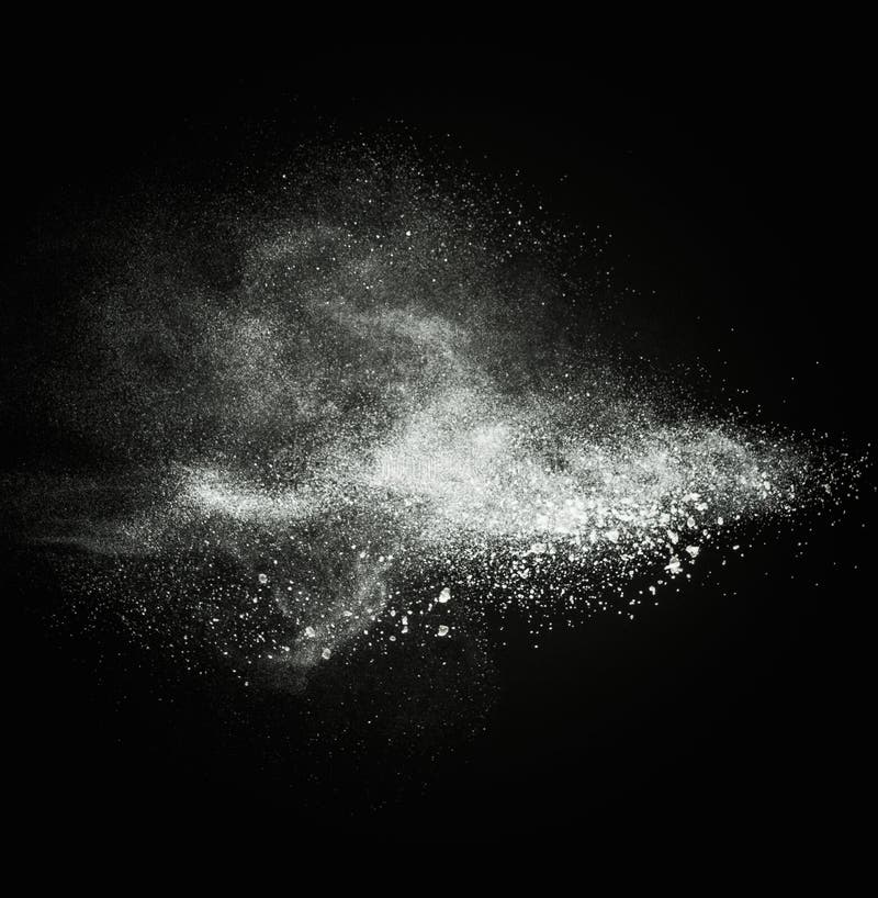 White powder exploding stock image. Image of blow, fall - 42259331