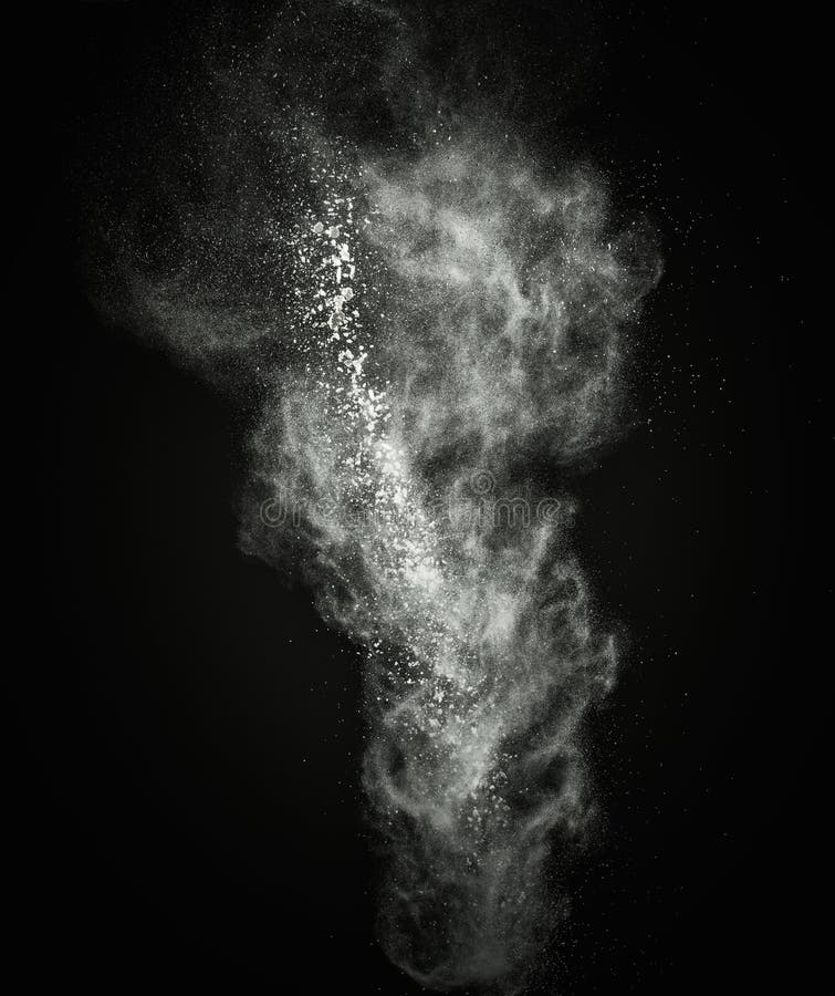 White powder explosion stock photo. Image of abstract - 43071404