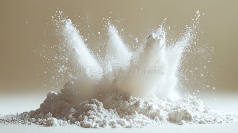 White Powder Explosion Flour, Dust, Particles, Splash, Burst ...