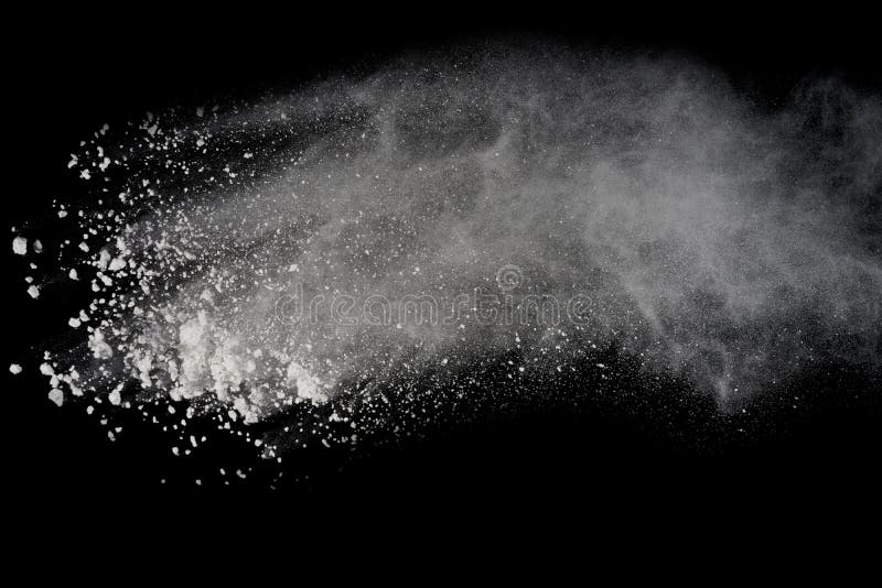 Colored Powder Explosion. Colored Dust Splatted. Stock Image - Image of ...