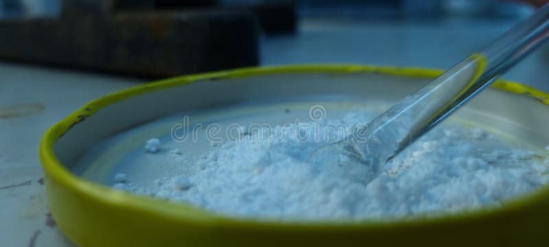 White powder in laboratory stock photo. Image of flower - 235948412
