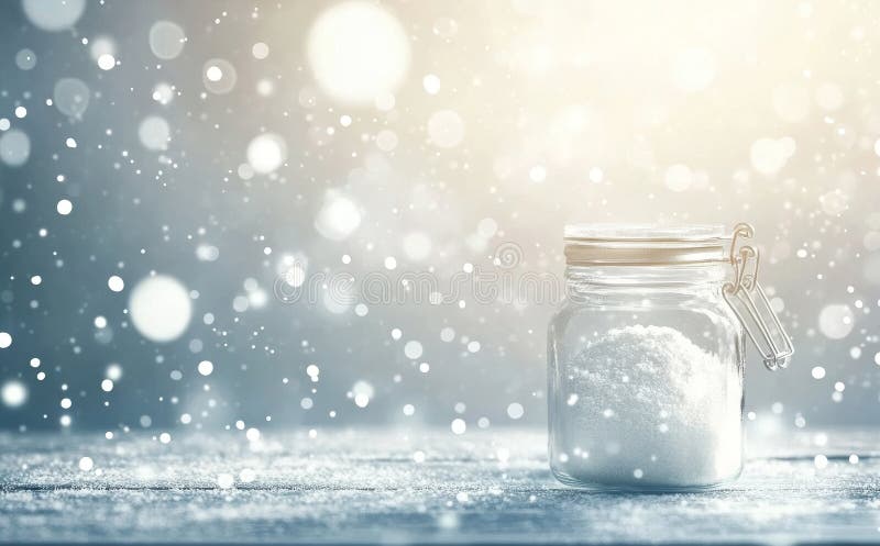 White Powder Reflective Jar Under Soft Light Stock Photos - Free ...