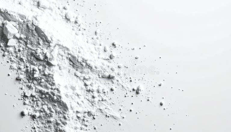 White Powder Texture Design, Chalk Dust Scatter in Precise Formation ...