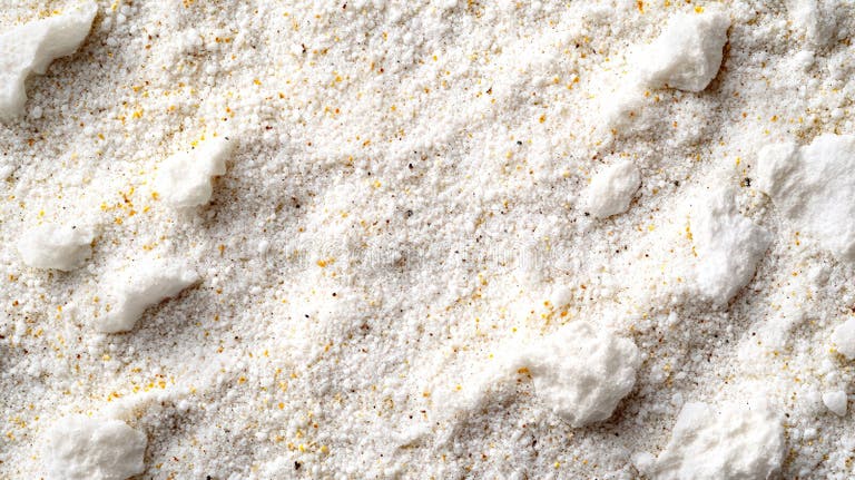 White Powdery Substance with a Grainy Texture Stock Photo - Image of ...